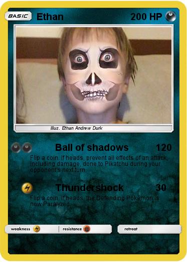 Pokémon Ethan 963 963 - Ball of shadows - My Pokemon Card