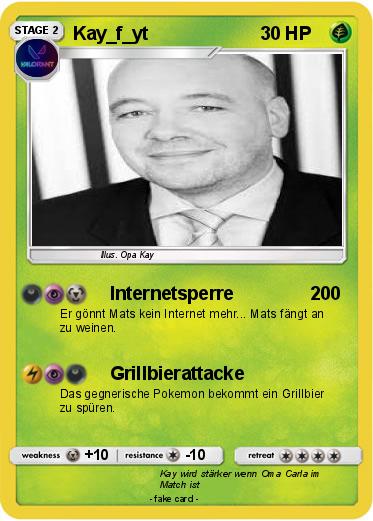 Pokémon Kay f yt - Internetsperre - My Pokemon Card