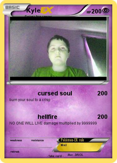 Pokémon Kyle 699 699 - cursed soul - My Pokemon Card