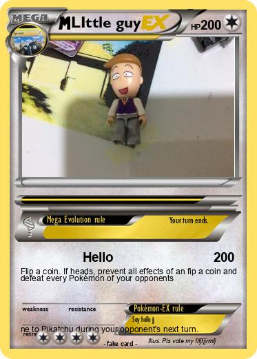 Pokémon LIttle guy 22 22 - Hello - My Pokemon Card