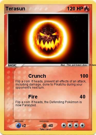 Pokémon Terasun - Crunch - My Pokemon Card