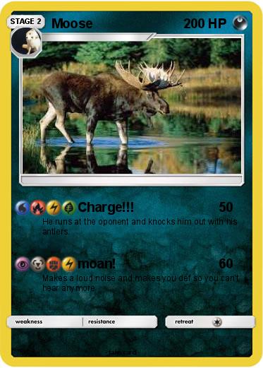 Pokémon Moose 143 143 - Charge!!! - My Pokemon Card