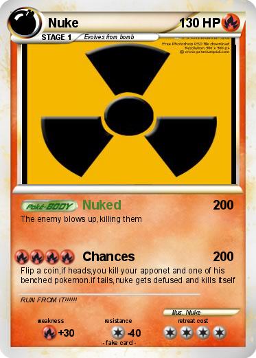 Pokémon Nuke 190 190 - Nuked - My Pokemon Card