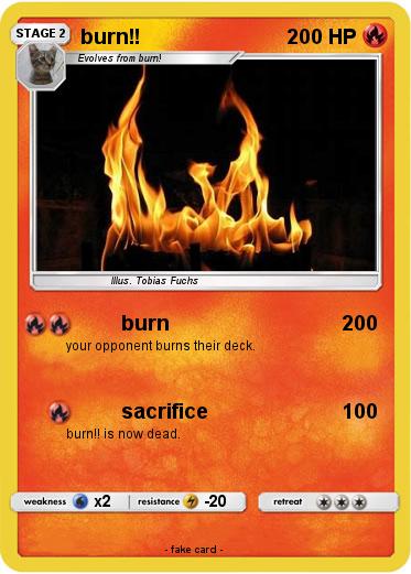 Pokémon burn 274 274 - burn - My Pokemon Card