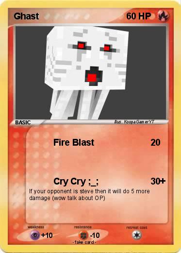 Pokémon Ghast 480 480 - Fire Blast - My Pokemon Card