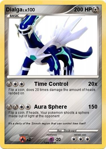 Pokémon Dialga 7665 7665 - Time Control - My Pokemon Card