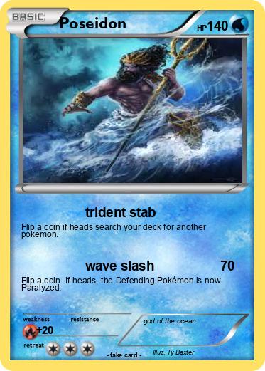 Pokémon Poseidon 967 967 - trident stab - My Pokemon Card