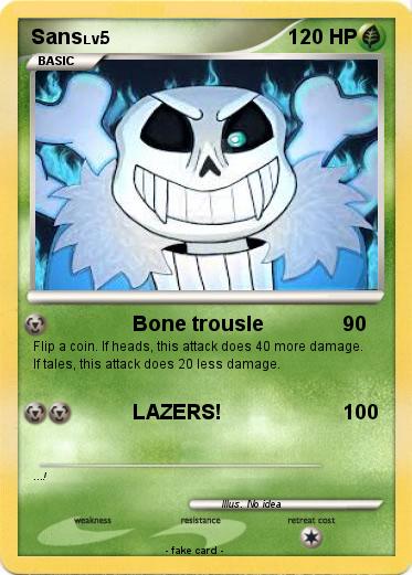 Pokémon Sans 1992 1992 - Bone trousle - My Pokemon Card