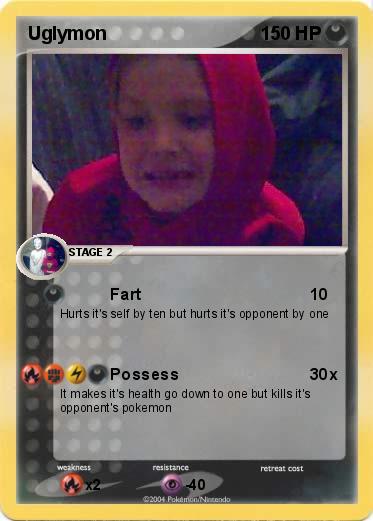 Pokémon Uglymon - Fart - My Pokemon Card