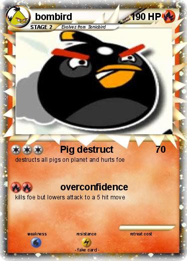 Pokémon bombird - Pig destruct - My Pokemon Card