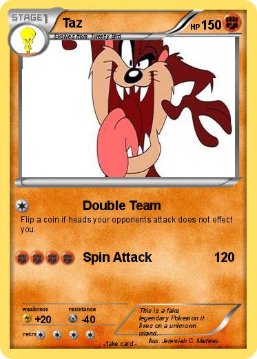 Pokémon Taz 132 132 - Double Team - My Pokemon Card