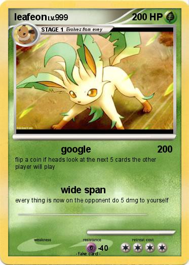 Pokémon leafeon 400 400 - google - My Pokemon Card