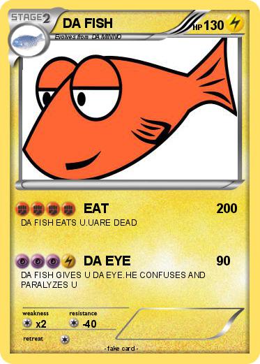 Pokémon DA FISH 3 3 - EAT - My Pokemon Card