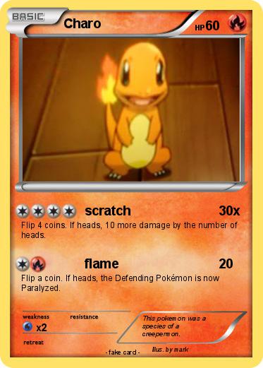 Pokémon Charo 3 3 - scratch - My Pokemon Card