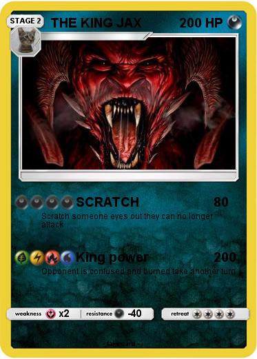 Pokémon THE KING JAX - SCRATCH - My Pokemon Card