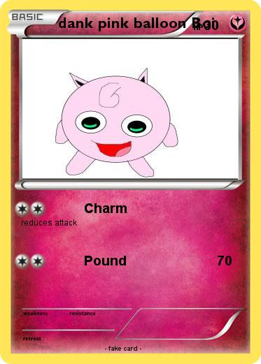 Pokémon dank pink ballon Boi - Charm - My Pokemon Card