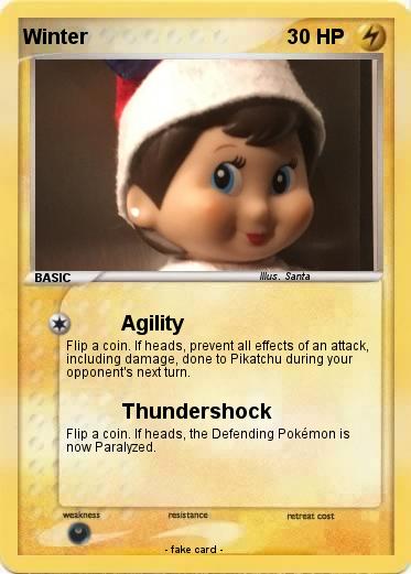 Pokémon Winter 442 442 - Agility - My Pokemon Card