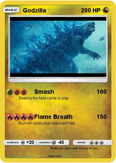 Pokémon Godzilla 3075 3075 - Smash - My Pokemon Card