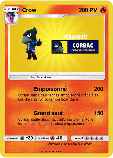 Pokémon Crow 103 103 - Empoisonné - Ma carte Pokémon