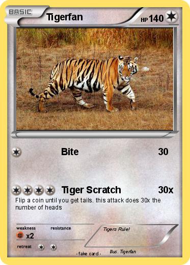 Pokémon Tigerfan - Bite - My Pokemon Card