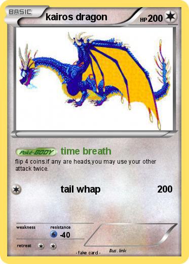 Pokémon kairos dragon 1 1 - time breath - My Pokemon Card