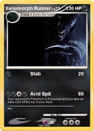 Pokémon Xenomorph Runner 1 1 - Stab - My Pokemon Card
