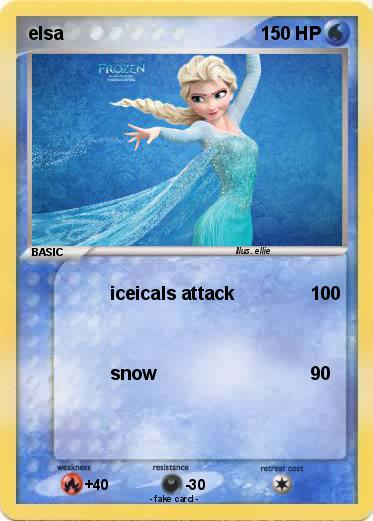 Pokémon elsa 127 127 - iceicals attack - My Pokemon Card
