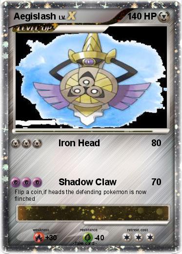 Pokémon Aegislash 10 10 - Iron Head - My Pokemon Card