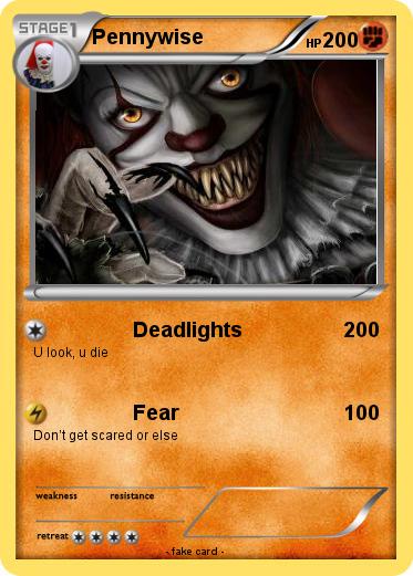 Pokémon Pennywise 220 220 - Deadlights - My Pokemon Card