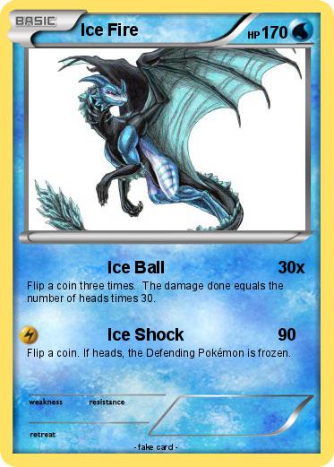 Pokémon Ice Fire 8 8 - Ice Ball - My Pokemon Card