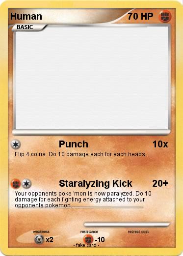 Pokémon Human 503 503 - Punch - My Pokemon Card