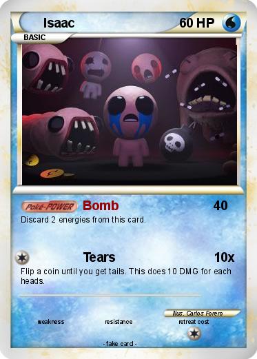 Pokémon Isaac 555 555 - Bomb - My Pokemon Card