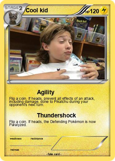 Pokémon Cool kid 67 67 - Agility - My Pokemon Card