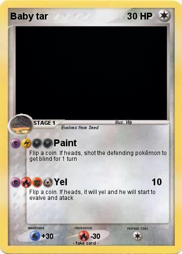 Pokémon Baby tar - Paint - My Pokemon Card