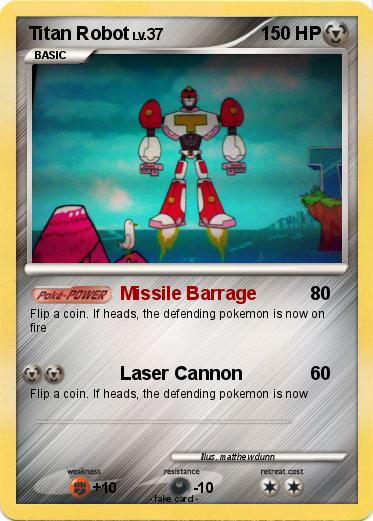 Pokémon Titan Robot 2 2 - Missile Barrage - My Pokemon Card