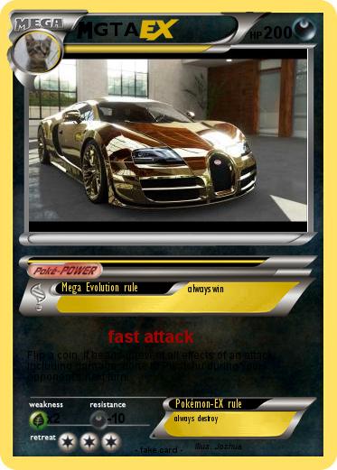 Pokémon GTA 414 414 - fast attack - My Pokemon Card