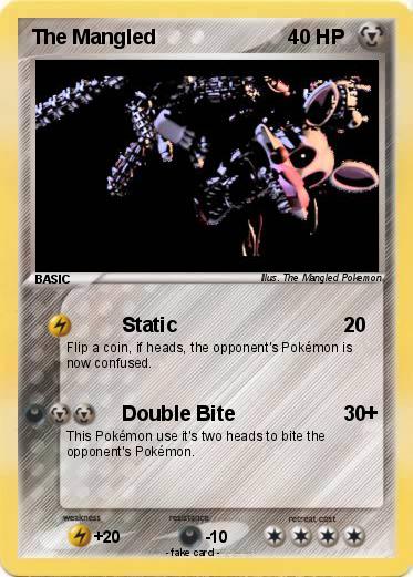 Pokémon The Mangled - Static - My Pokemon Card