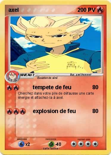 Pokémon axel 249 249 - tempete de feu - Ma carte Pokémon