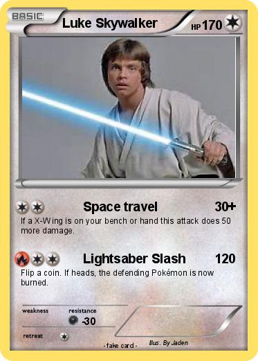 Pokémon Luke Skywalker 311 311 - Space travel - My Pokemon Card