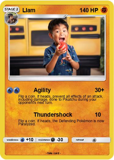 Pokémon LIam 950 950 - Agility - My Pokemon Card
