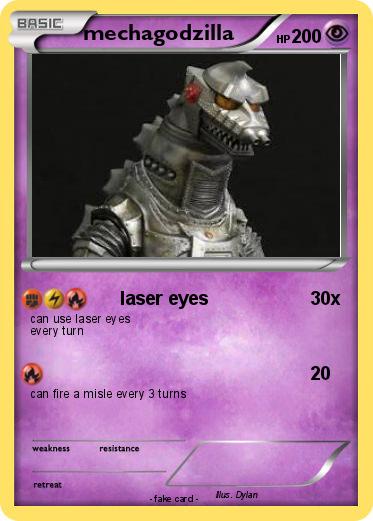 Pokémon mechagodzilla 158 158 - laser eyes - My Pokemon Card