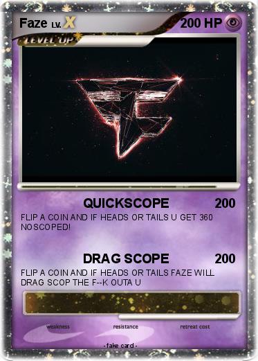 Pokémon Faze 84 84 - QUICKSCOPE - My Pokemon Card