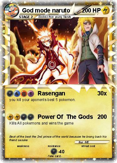 Pokémon God mode naruto - Rasengan - My Pokemon Card