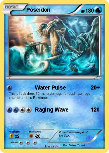 Pokémon Poseidon 773 773 - Water Pulse - My Pokemon Card