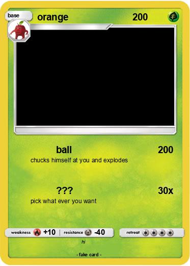 Pokémon orange 913 913 - ball - My Pokemon Card