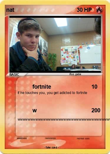 Pokémon nat 87 87 - fortnite - My Pokemon Card
