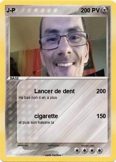 Pokémon J P 29 29 - Lancer de dent - Ma carte Pokémon