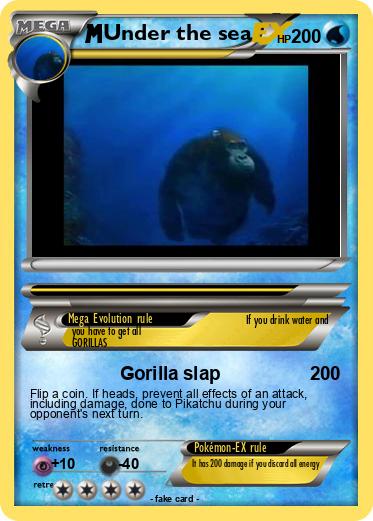 Pokémon Under the sea 5 5 - Gorilla slap - My Pokemon Card