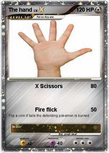 Pokémon The hand 20 20 - X Scissors - My Pokemon Card