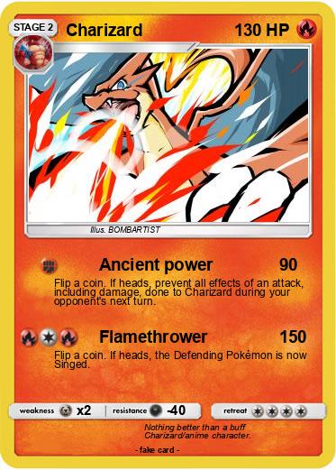 Pokémon Charizard 11576 11576 - Ancient power - My Pokemon Card